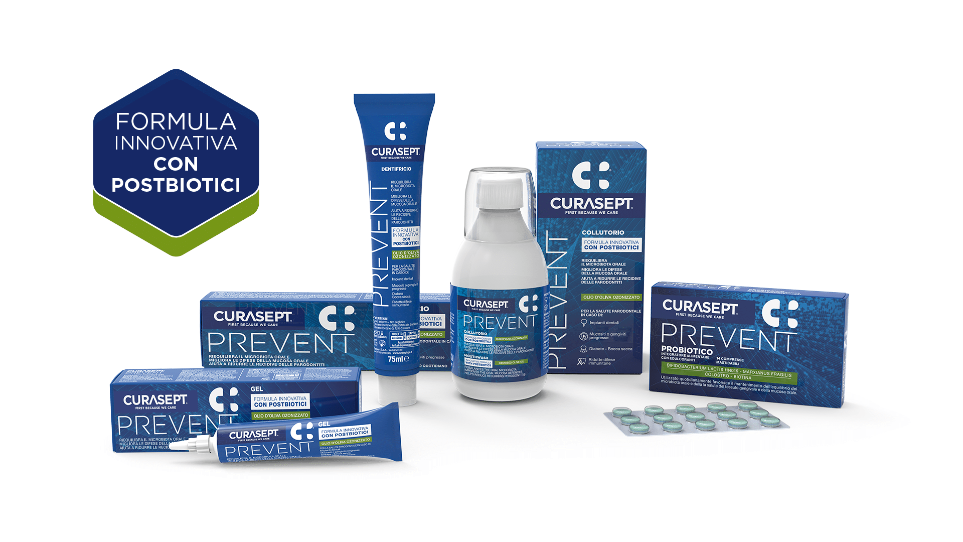 Curasept Prevent: igiene orale di impianti dentali | Curasept